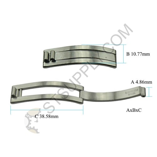 Single Arm Clasp 4.86 x 10.77 x 38.58 mm HC134 ST Supply