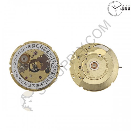 ETA Movement 2824-2 Date at 3 GILT (Special Order) ST Supply