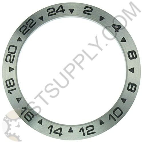 Generic Silver/Black Bezel Insert for Rolex Explorer II ST Supply