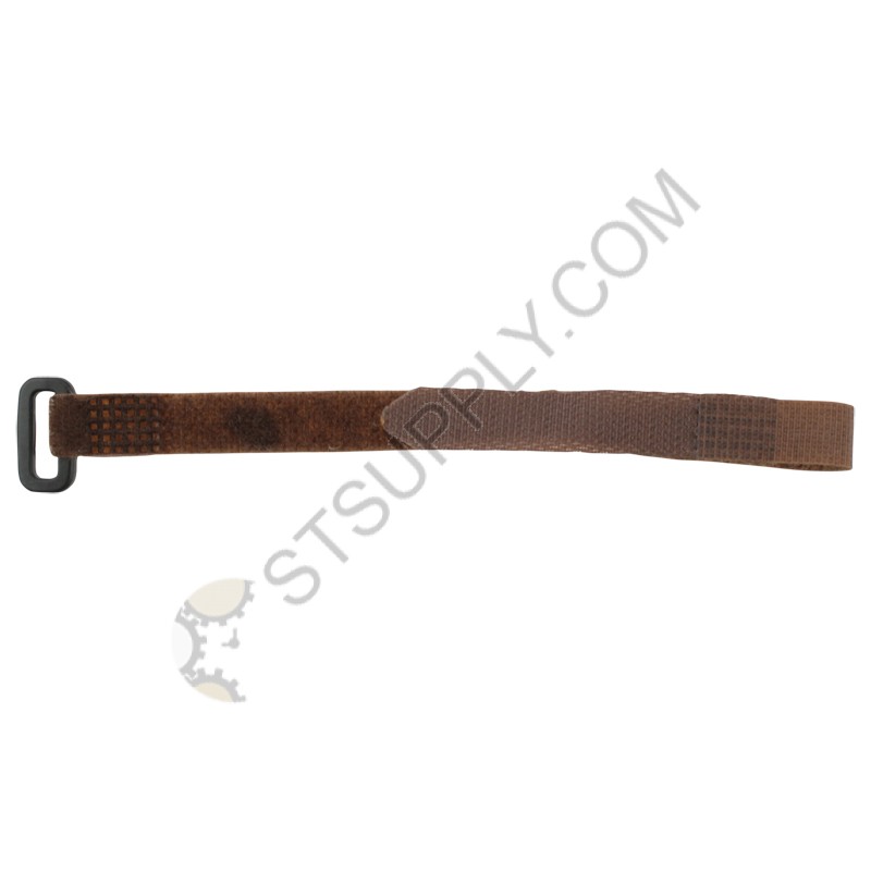 18mm Brown Velcro Strap w/ Buckle ST Supply