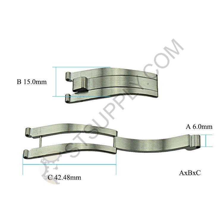 Single Arm Clasp 6.0 x 15.0 x 42.48 mm HC138 ST Supply