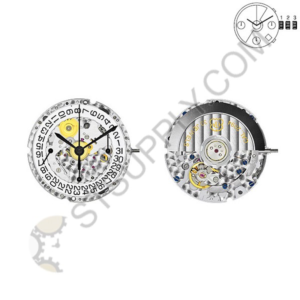 ETA Movement 2094 Date at 4 Angled ST Supply